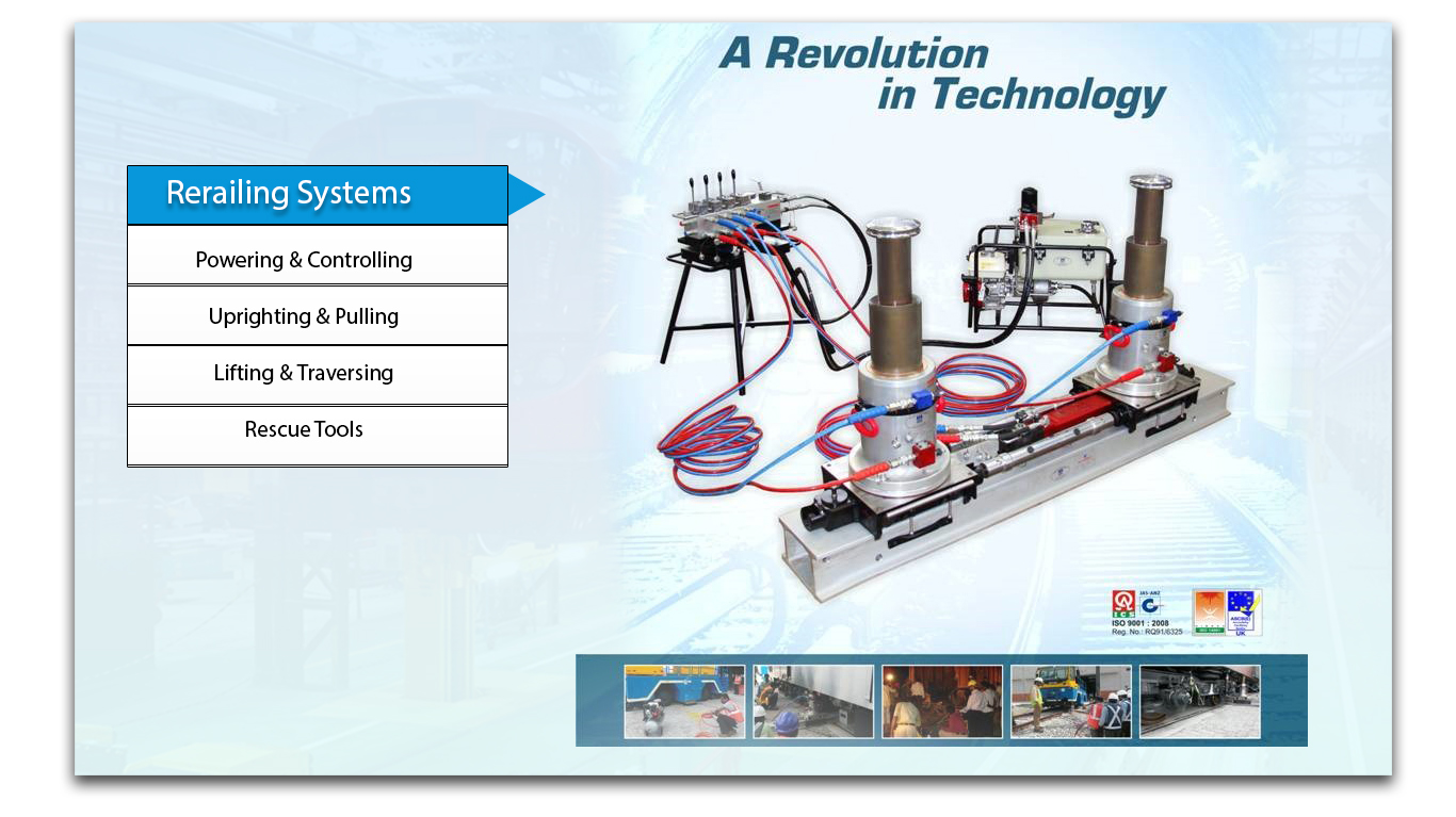 Hydraulic Rerailing Equipment at Jodi Fore blog